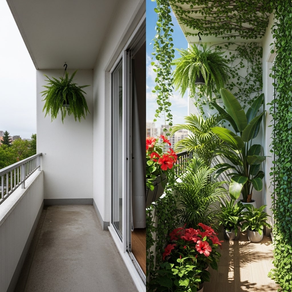 Tropical Balcony Garden Ideas: 36 Sq Ft → Jungle in 7 Days!