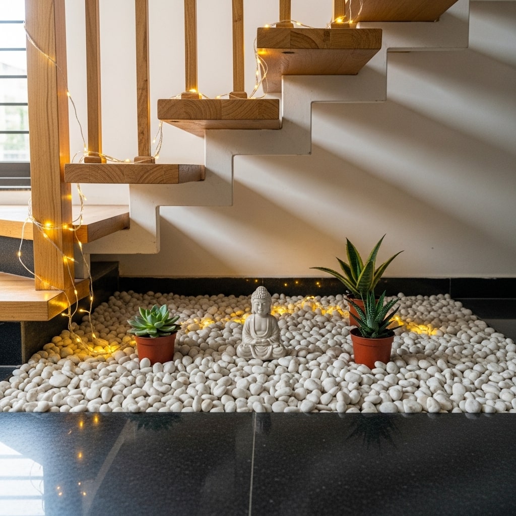 Pebble Garden Under Stairs: 7 Easy DIY Steps - 2026